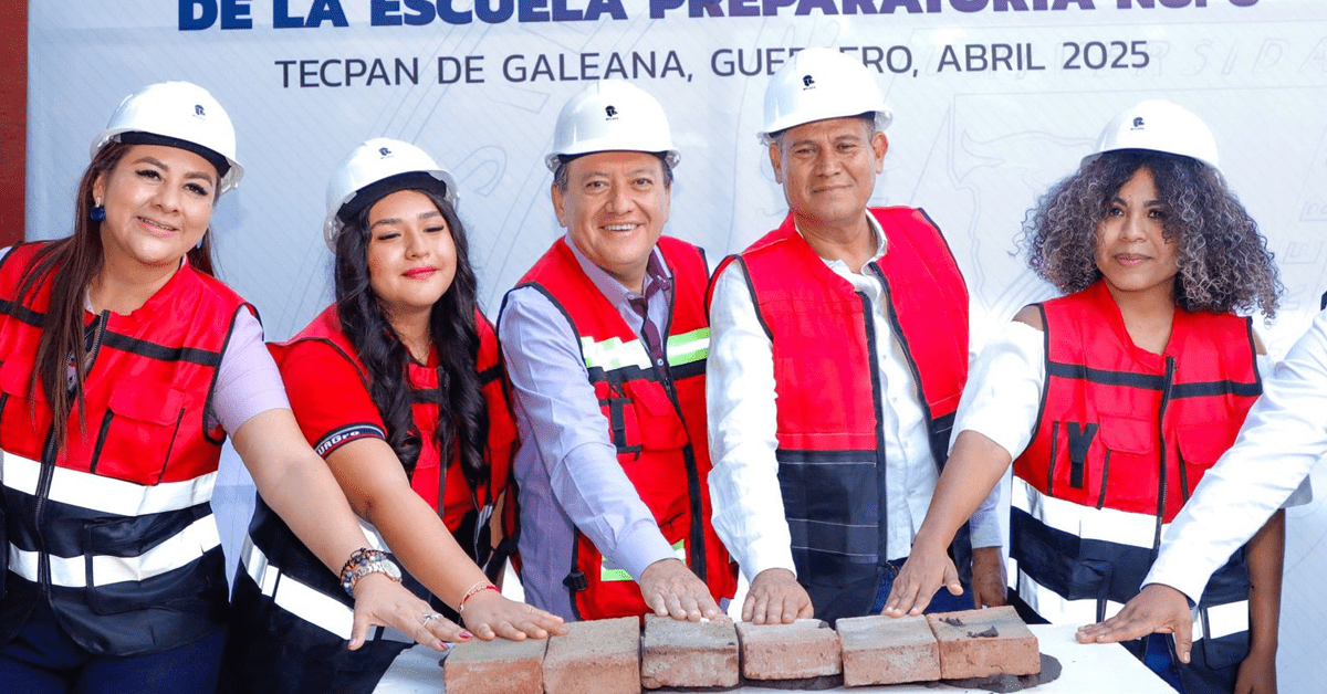 Inicia la reconstrucción de la Preparatoria No. 6 en Tecpan